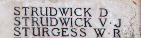 Private Valentine Joe Strudwick. 15 year old Dorking Soldier