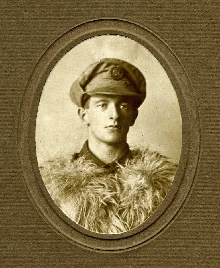 Private Philip J. Baxter. Dorking Soldier. WW1
