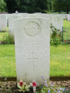 Lieutenant Adrian Henry Hack. Holmwood Soldier. WW1