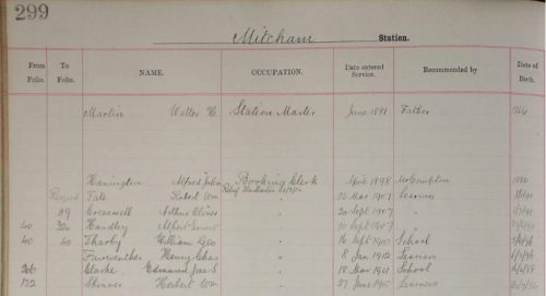 Albert Ernest Handley. Dorking Soldier. WW1