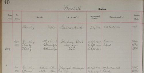 Albert Ernest Handley. Dorking Soldier. WW1