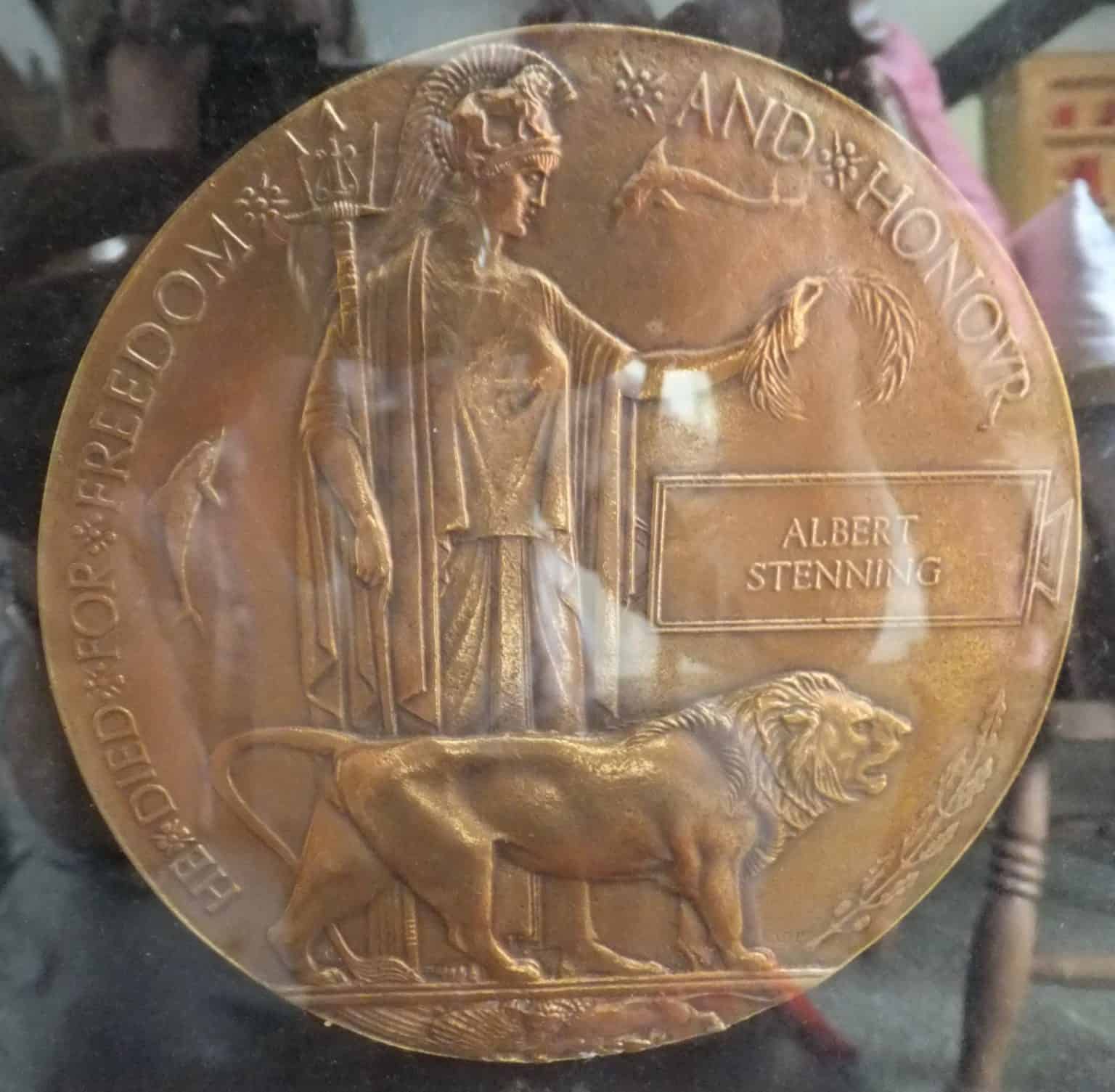 Albert Stenning. Dorking Soldier. WW1