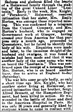 Alfred Middleton 15th May 1915 © Local World Limited:Trinity Mirror ...