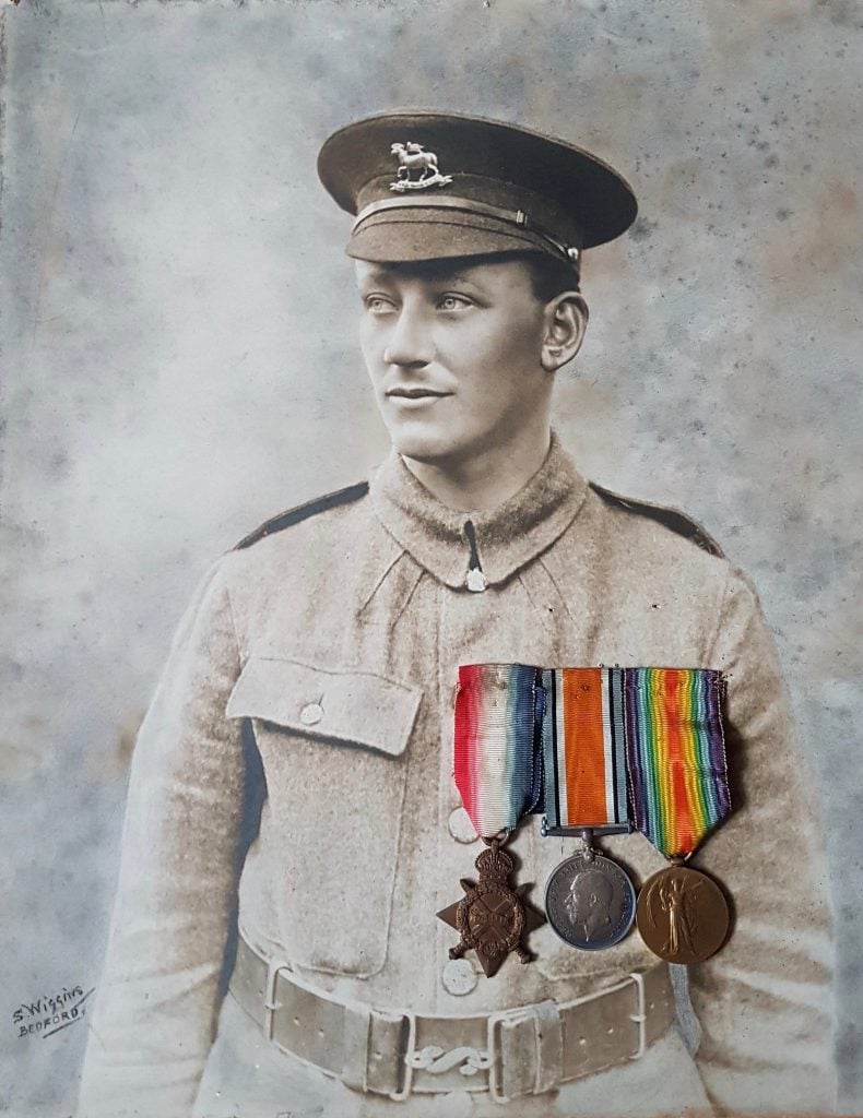 Arthur Lipscomb with medals © Lipscomb Family Archive - Dorking Museum ...