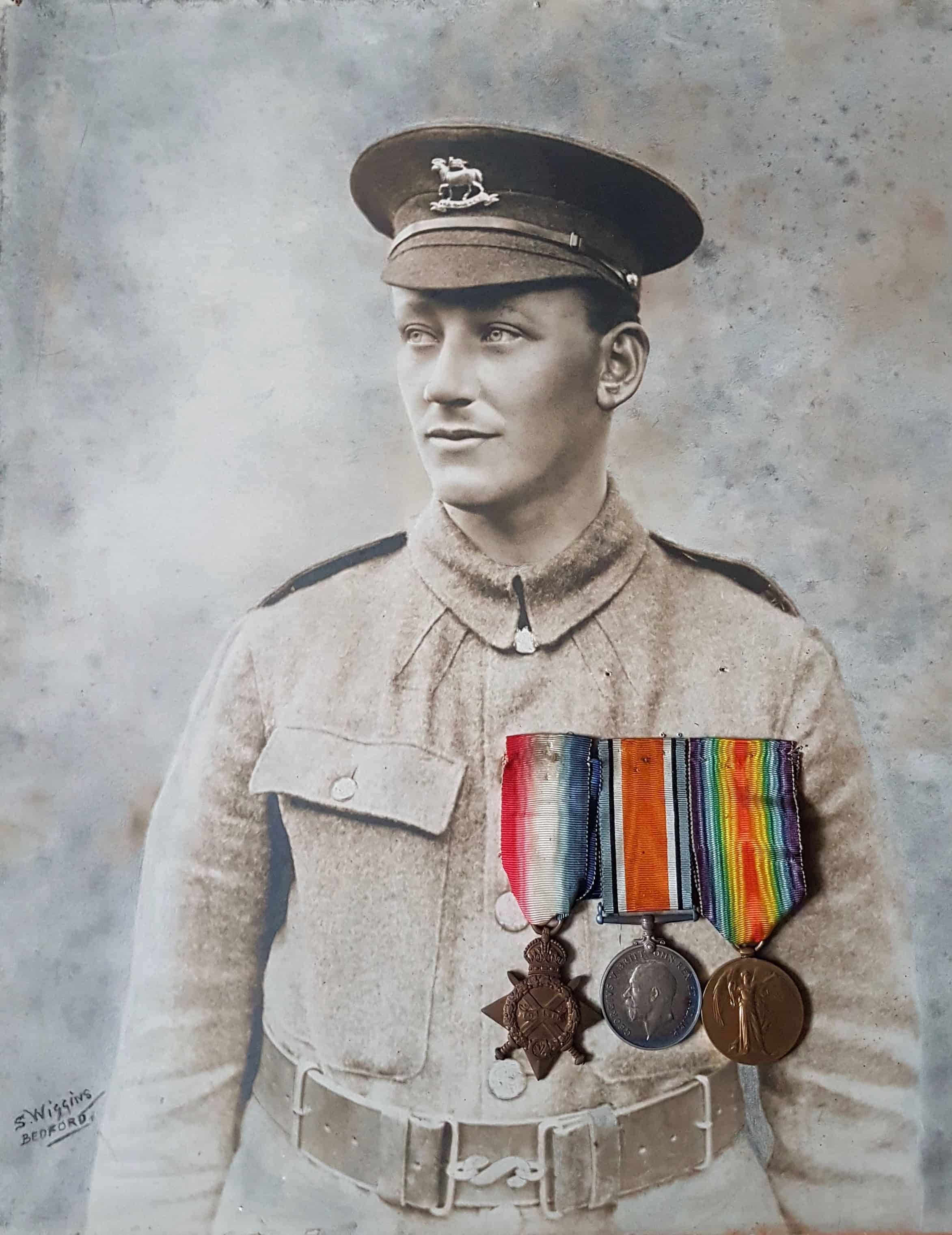 Arthur Lipscomb with medals © Lipscomb Family Archive - Dorking Museum ...