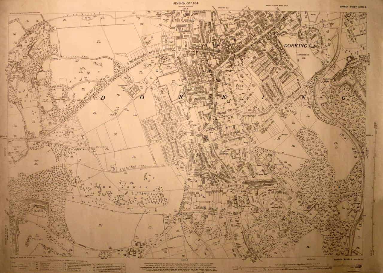Dorking Town 1934 - Dorking Museum & Heritage Centre