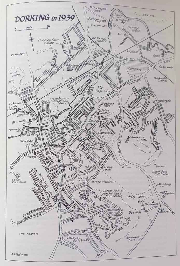 High Street Postcards - Dorking in 1939