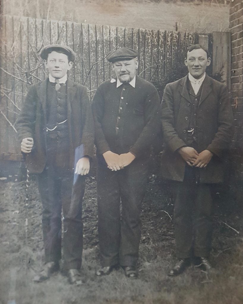 George, Arthur and Arthur Lipscomb © Lipscomb Family Archive - Dorking ...