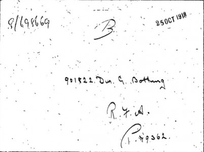 Driver George Botting. Dorking Soldier