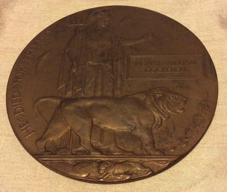 Henry William Cockerell. Dorking Soldier. WW1