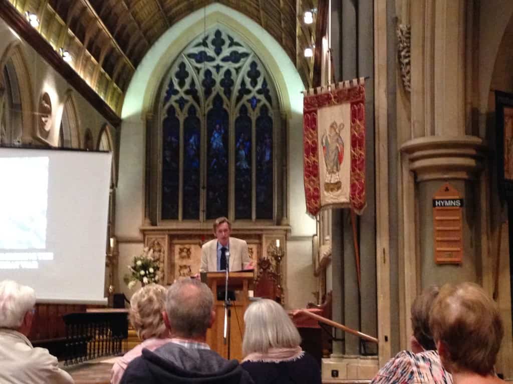 Dorking War Memorial Talk. Nigel Arch