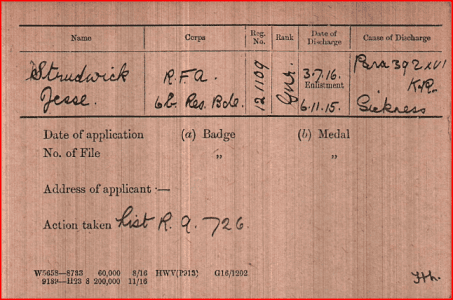 Private Valentine Joe Strudwick. 15 year old Dorking Soldier