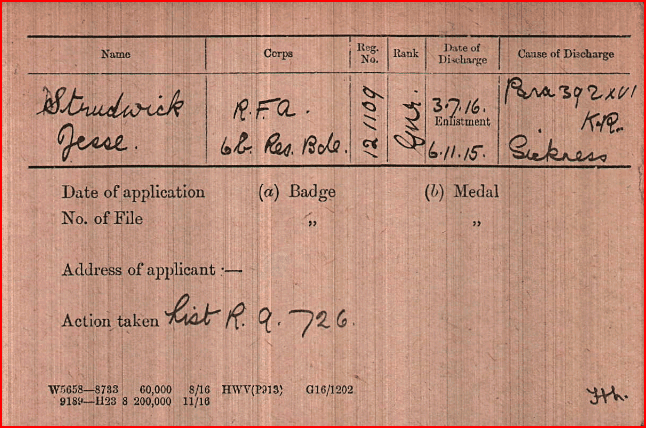 Private Valentine Joe Strudwick. 15 year old Dorking Soldier