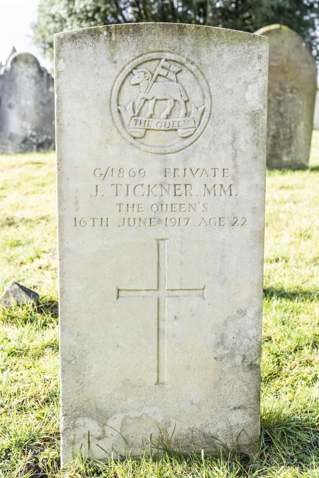 Job Tickner Gravestone. Photograph courtesy of Lois Leyland - Dorking ...