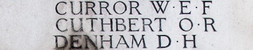 T/ Capt. Olaf Ranson Cuthbert. North Holmwood Soldier. WW1