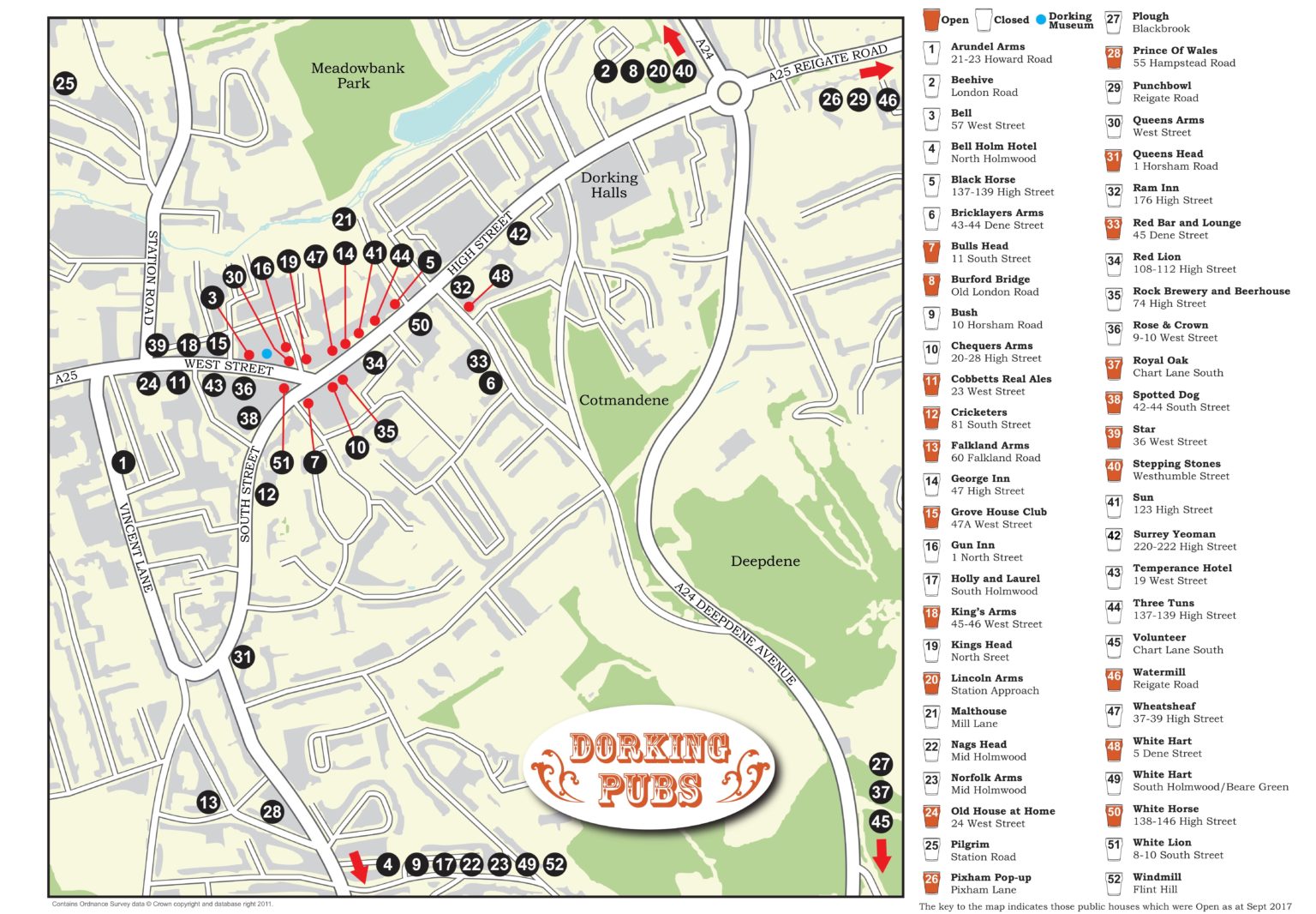 Dorking Pubs Past and Present