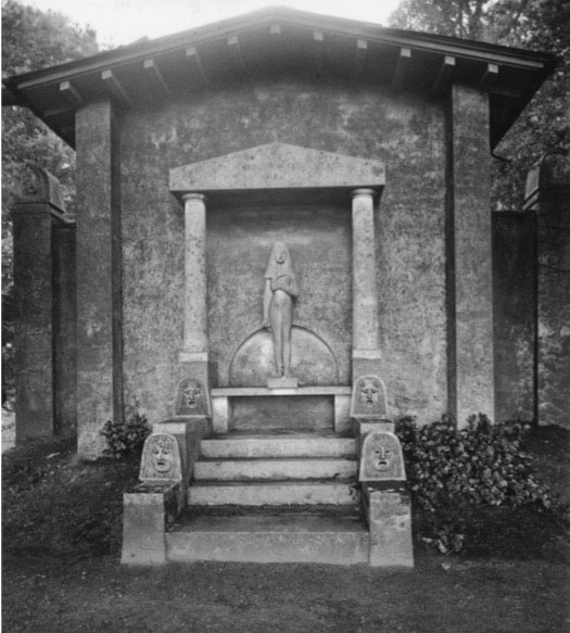 View of the Temple from the Terrace, 1909 © Surrey History Centre ...
