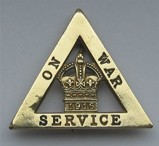 War Service Badge © Dorking Museum - Dorking Museum & Heritage Centre