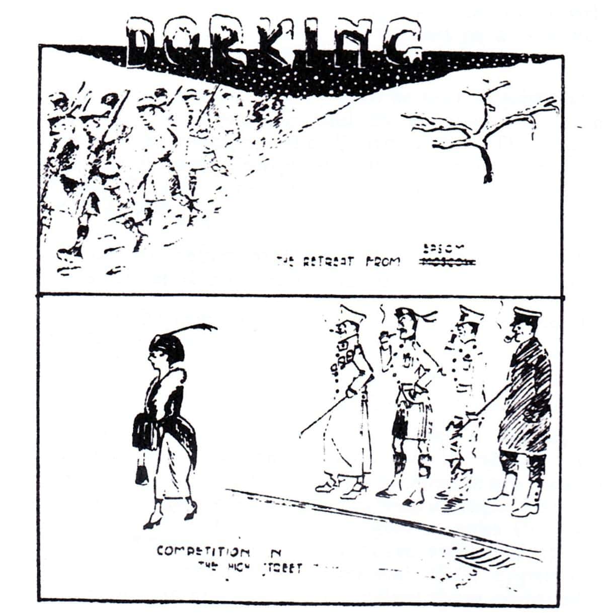 panel3-07-london-scottish-cartoon - Dorking Museum & Heritage Centre